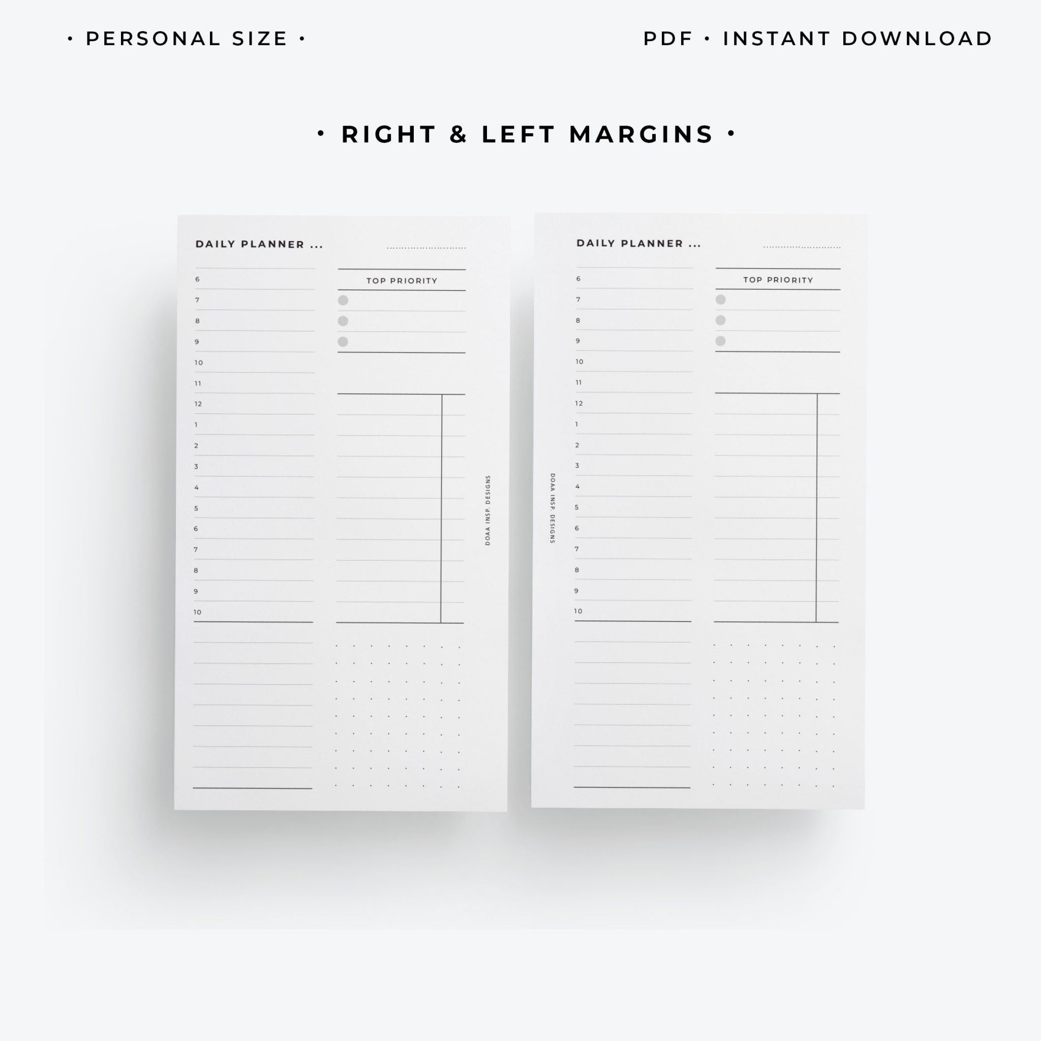 Fold out – Yearly goals – Minimal collection – Doaa inspiring Designs
