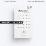 Freebie – Christmas Countdown – Doaa inspiring Designs