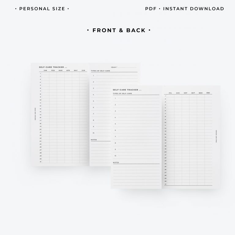 Fold out – Yearly goals – Minimal collection – Doaa inspiring Designs